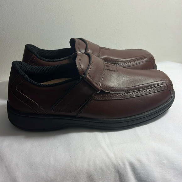 Orthofeet | Shoes | Orthofeet 587 Mens Brown Leather Slipon Orthotic ...